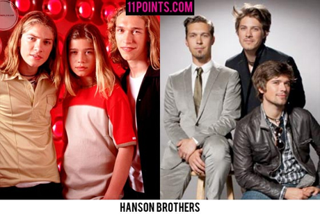 Hanson Then And Now